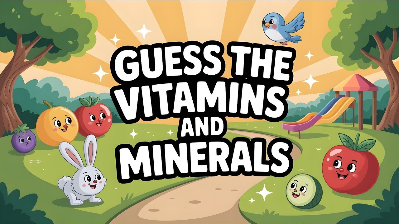 Guess the Vitamin & Minerals! 💊 | Fun Knowledge Quiz for Kids ...