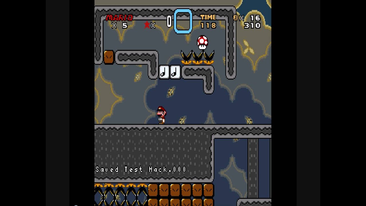 Super Mario World Custom Level: Jigsaw's Test - YouTube
