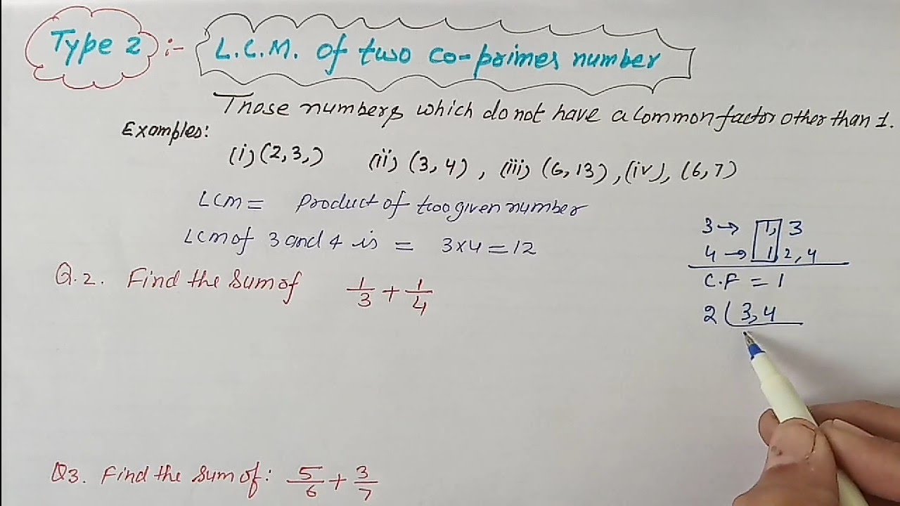 Easy method of taking LCM - YouTube