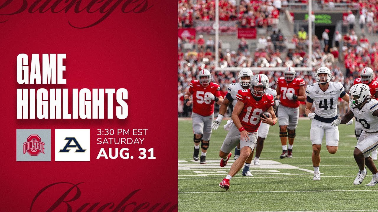 Ohio State vs. Akron Game Highlights - YouTube