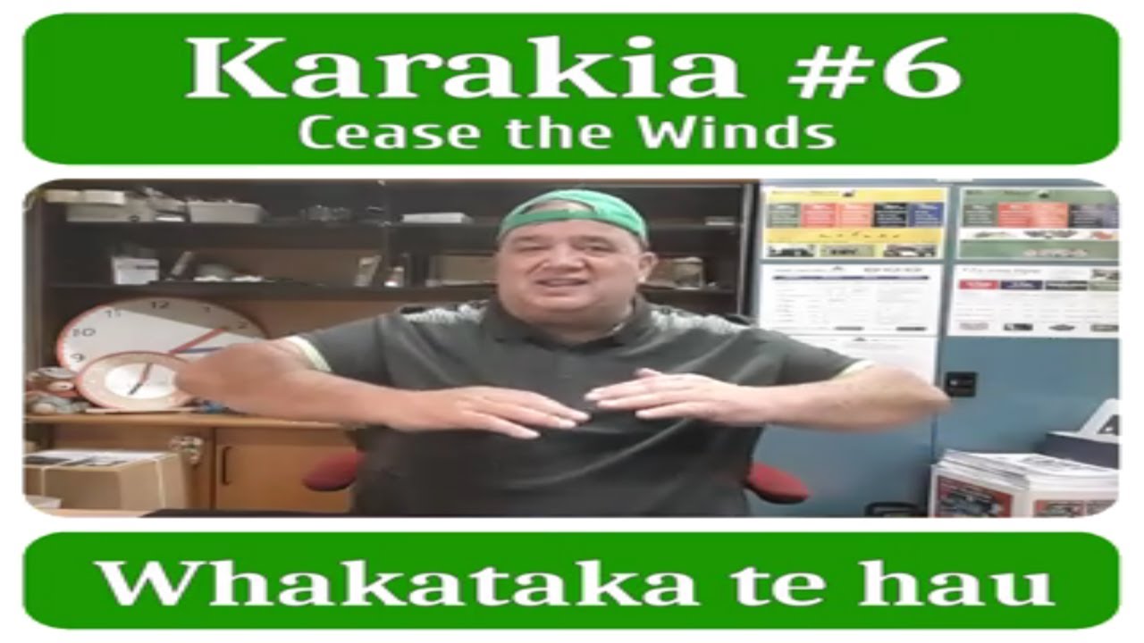 Karakia #6 Cease the Winds - The 10Wk Karakia Challenge - Tauira - YouTube