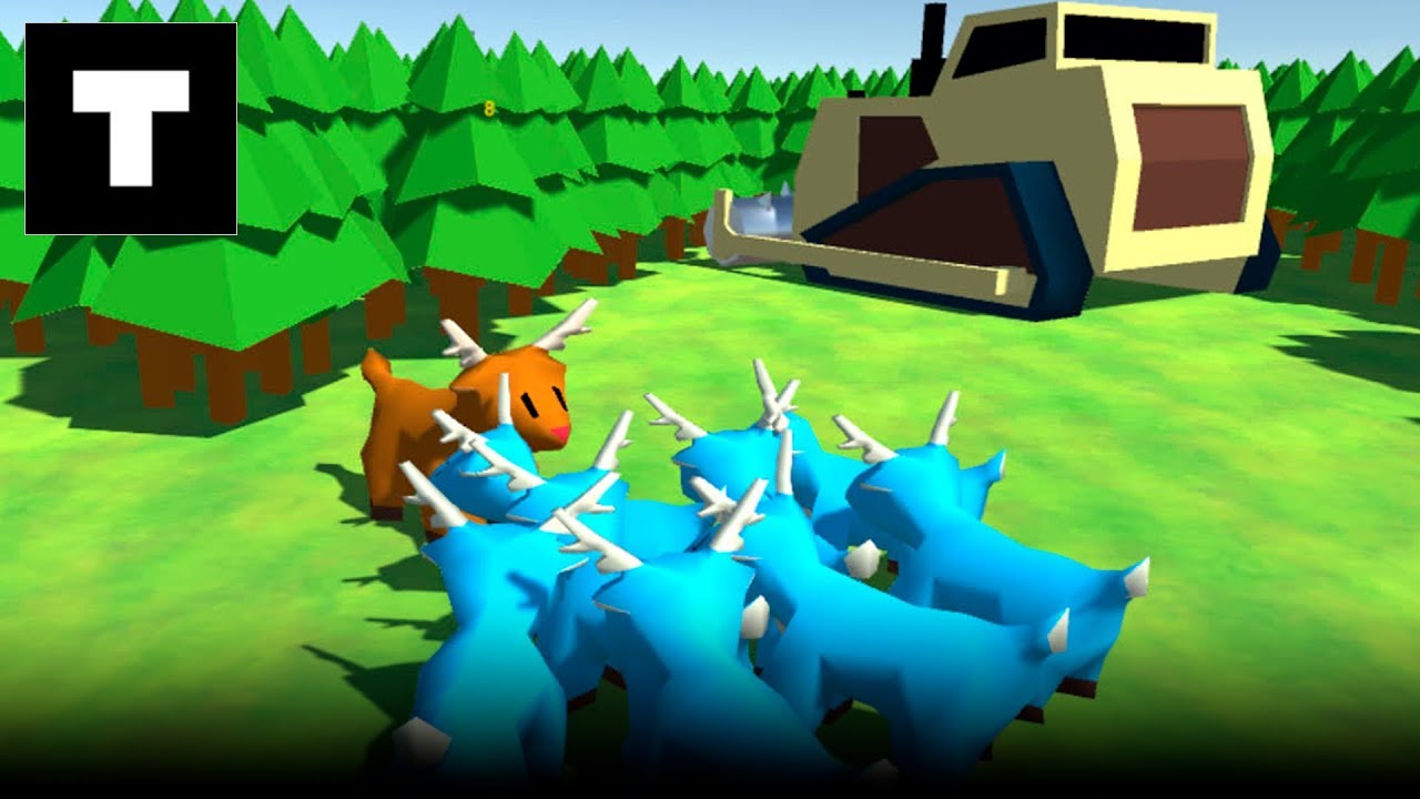 Caribou Simulator [Ludum Dare 40] - YouTube