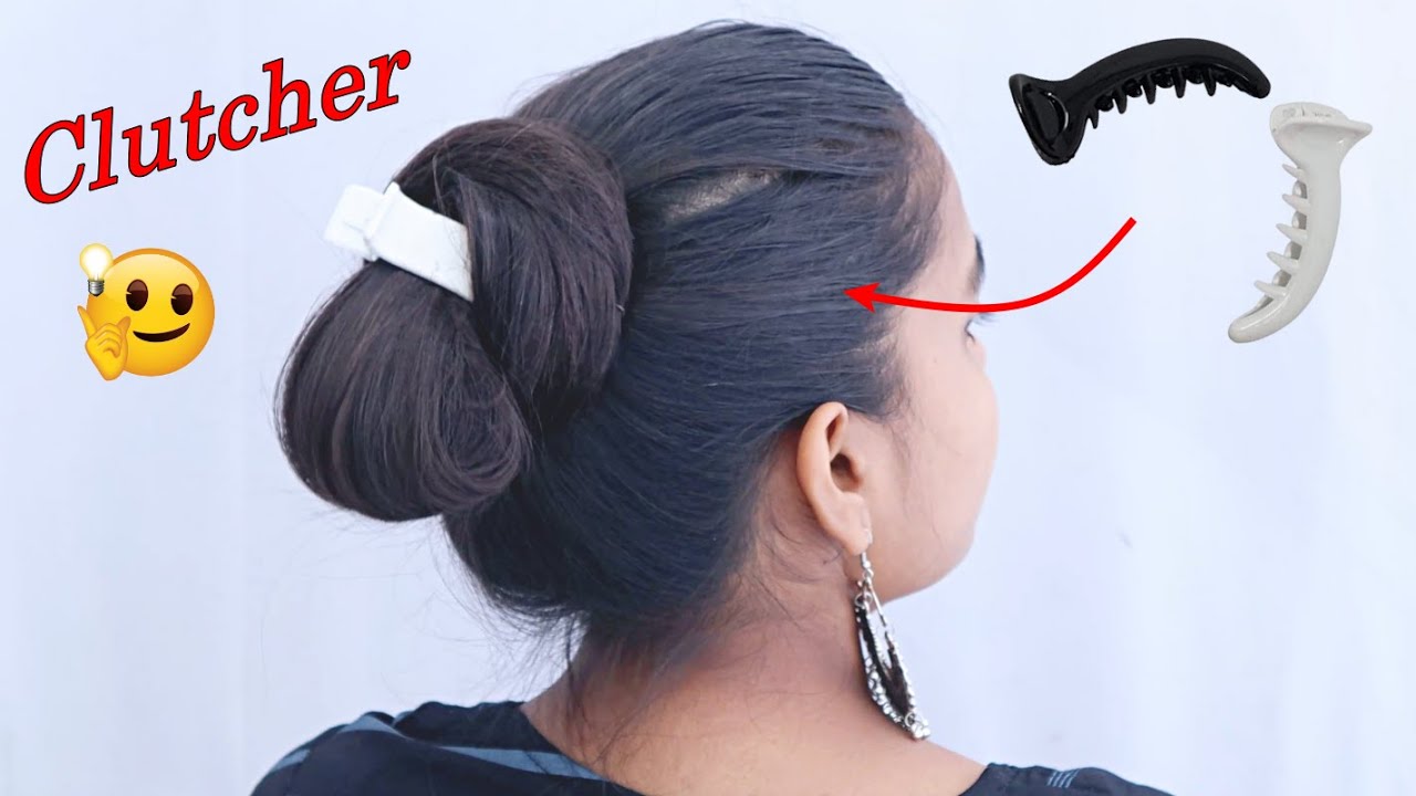 Perfect everyday Clutcher hairstyle | New hairstyle with clutcher - YouTube