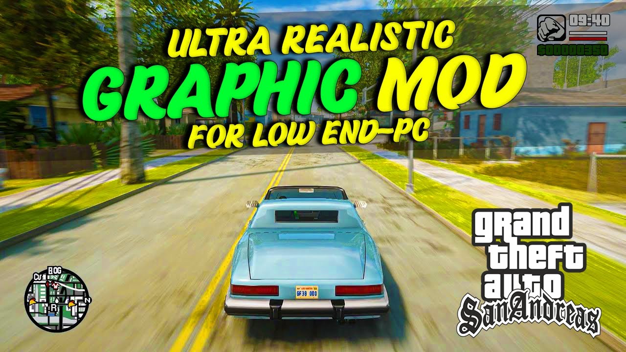 GTA San Andreas: 2022 Best Graphics Mod For Low Pc 2GB Ram | GTA San ...