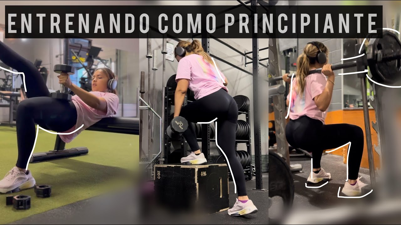 Entrenando en el GYM Como Principiante / maquinas y Estrategias ! - YouTube