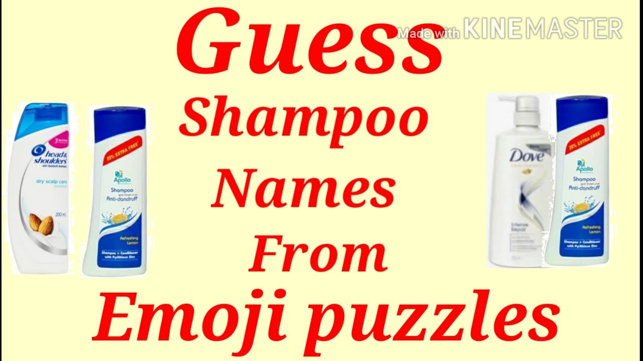 Can You Guess The Shampoo Name by Emoji Puzzles?| Emoji Quiz| Brain ...