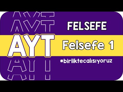 Felsefe -1 |AYT'ye #birlikteçalışıyoruz #2023