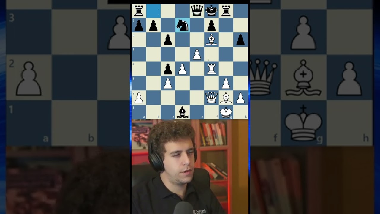 Beautiful Checkmate l Daniel Naroditsky #chess #shorts - YouTube