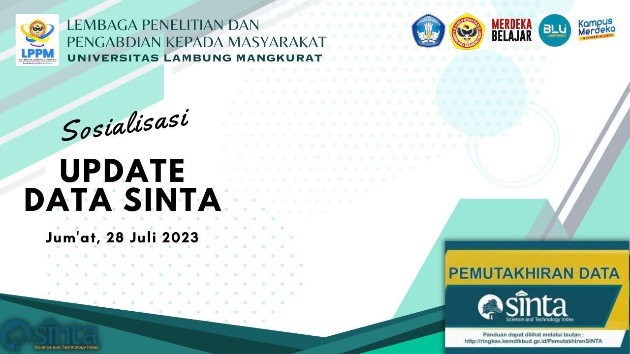Sosialisasi update SINTA ULM - YouTube