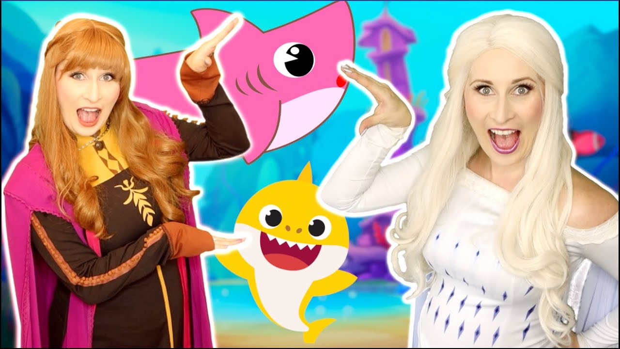 Frozen Baby Shark | Princess Playhouse Nursery Rhymes and Songs - YouTube