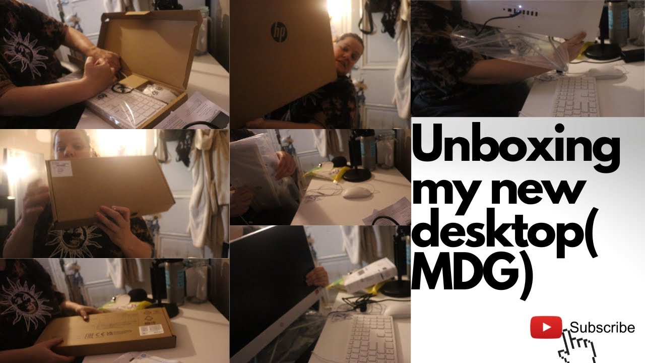 unboxing my new desktop from (MDG) - YouTube