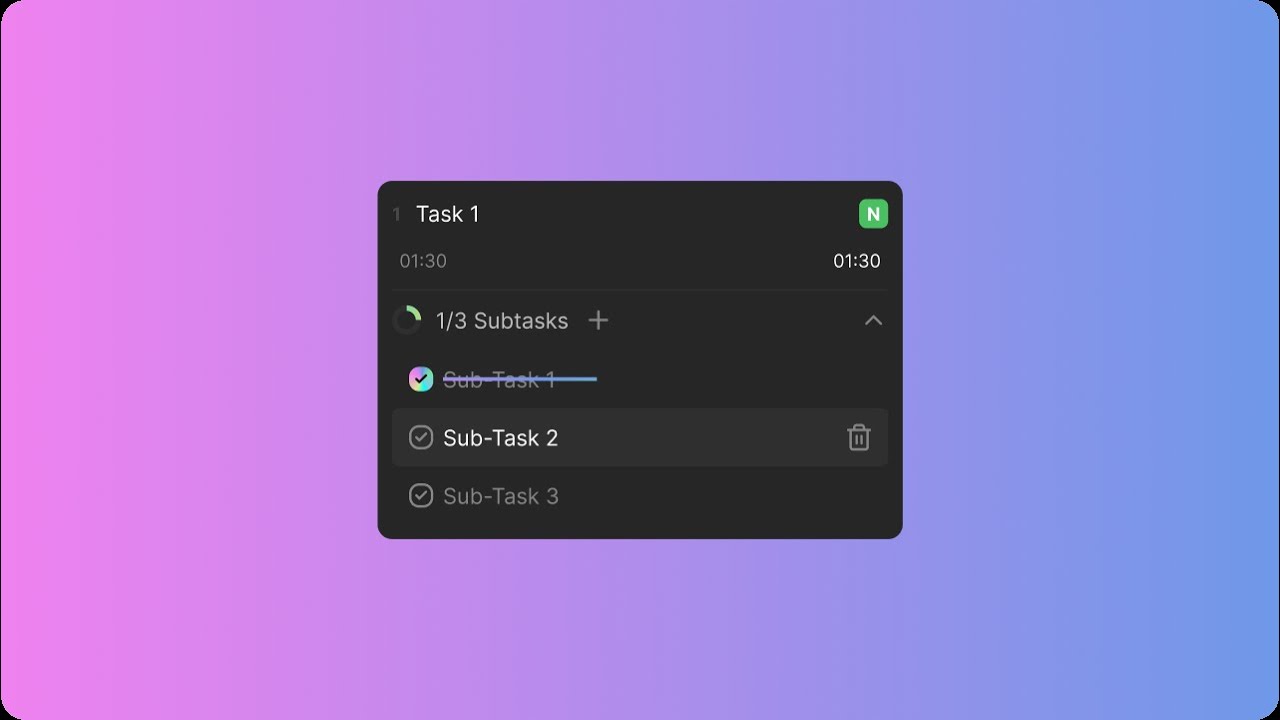 Blitzit Tutorial: How to Use Subtasks in Blitzit - YouTube