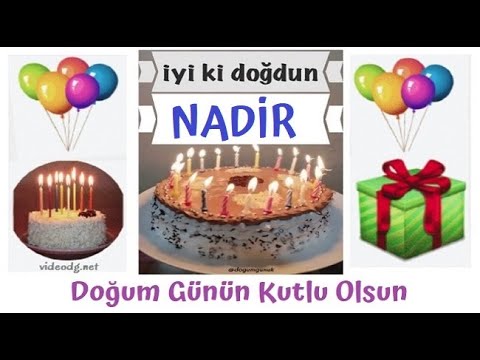 iyi ki doğdun NADİR