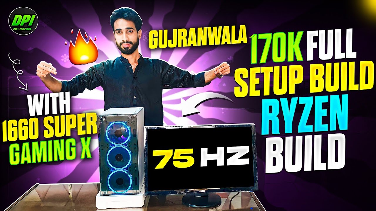 170k Full Setup Gaming PC Build With GTX 1660 Super Gaming X | PC Build ...