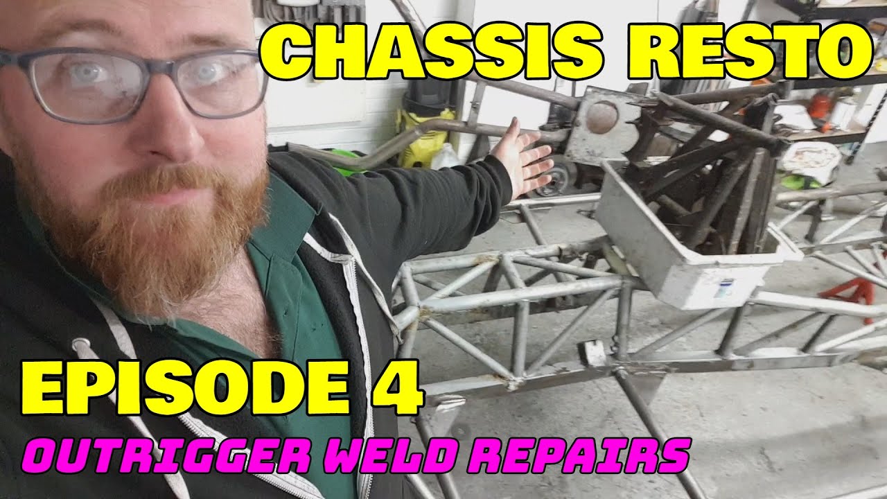 TVR Chimaera CHASSIS RESTO - Episode 4: Outrigger Welding Repairs - YouTube