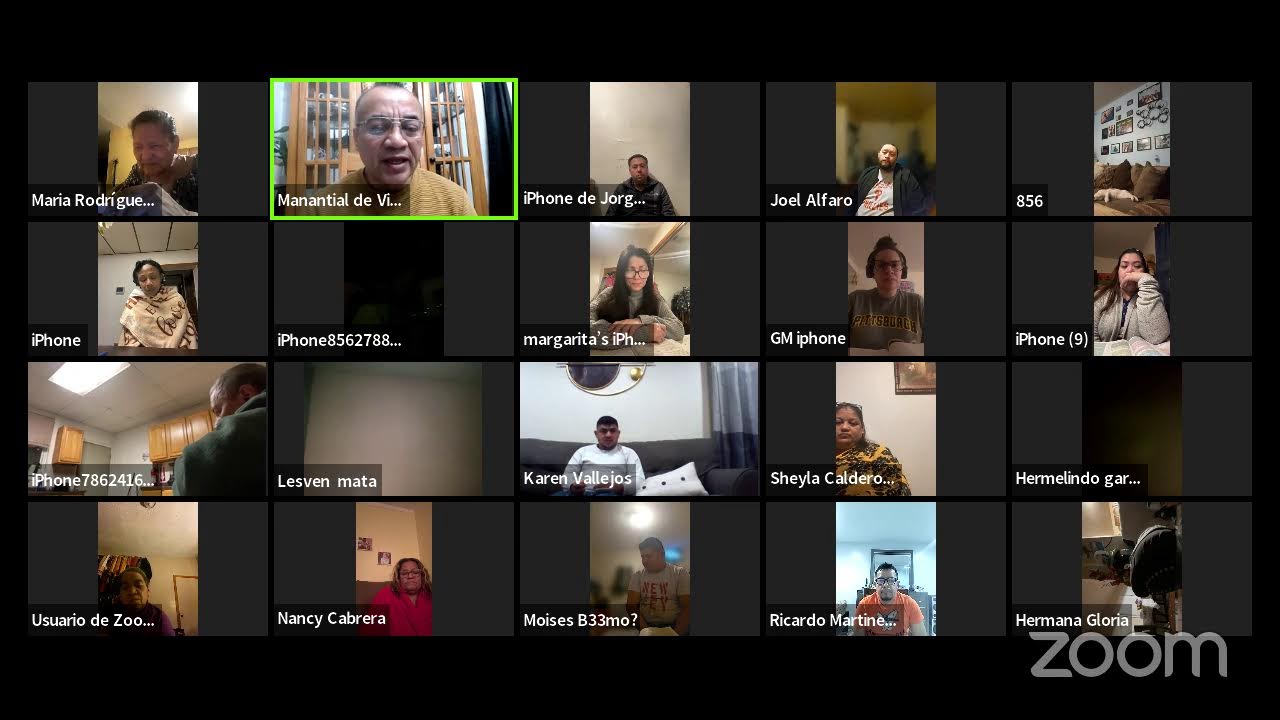 Manantial de Vida's Zoom Meeting - YouTube