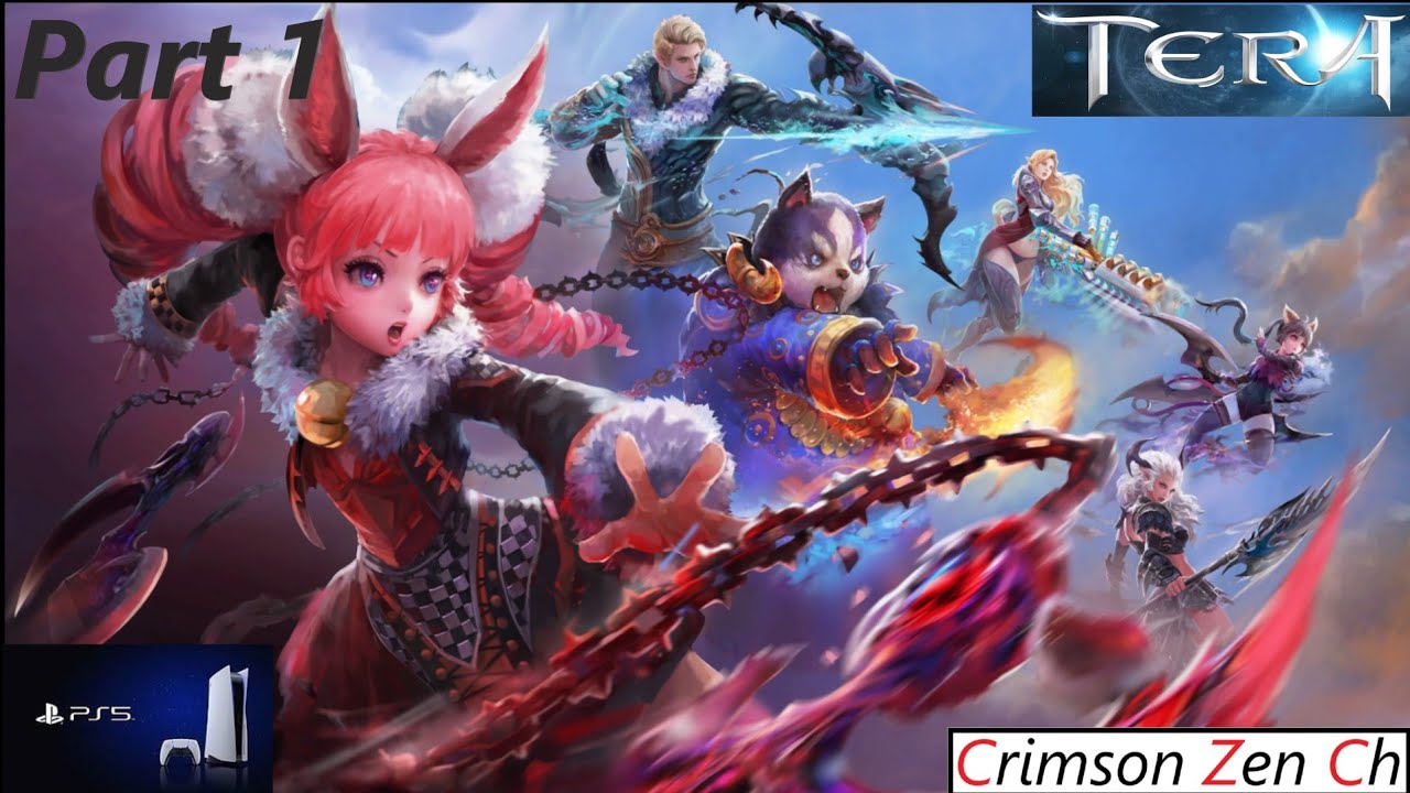 TERA ONLINE PS5 My New Journey Begins Part 1 - How i level up Gameplay ...