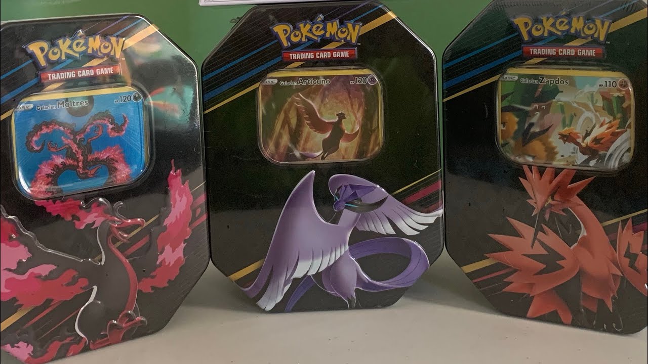Crown Zenith Galarian Bird Tins! - YouTube