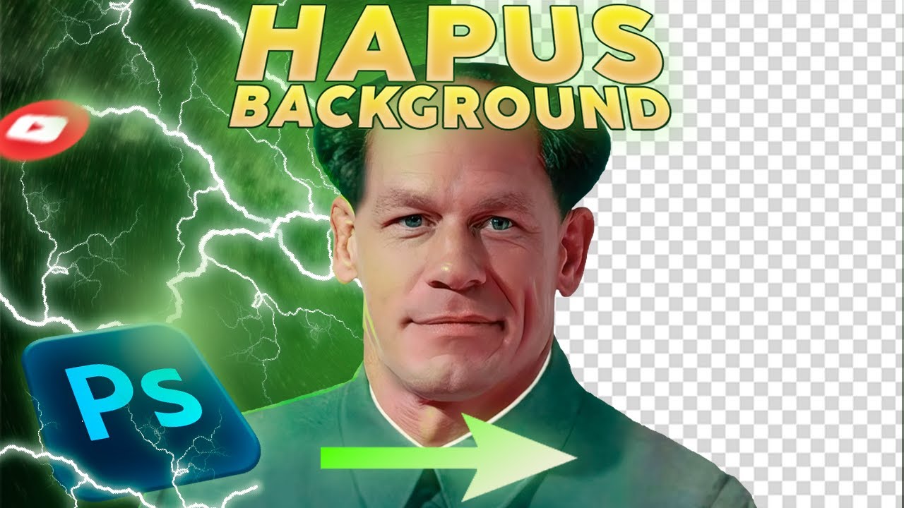 TUTORIAL HAPUS BACKGROUND DI PHOTOSHOP (4 menit langsung jago) - YouTube