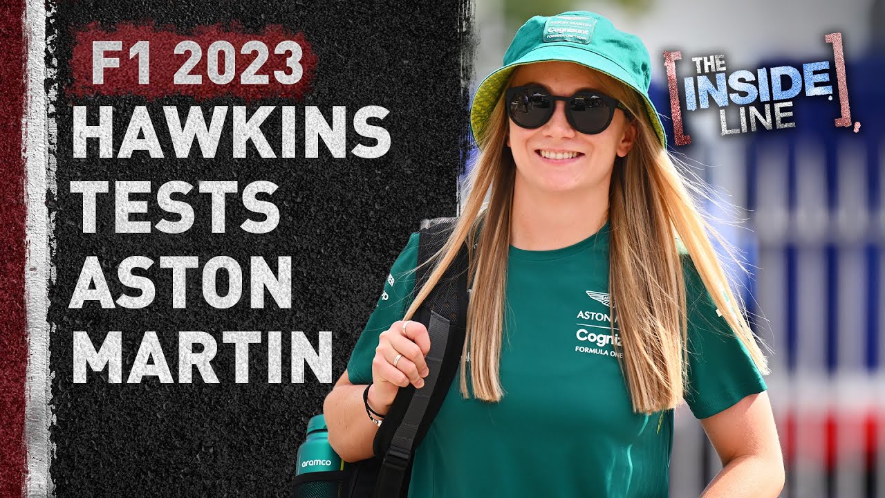 Jessica Hawkins tests Aston Martin F1 car - YouTube