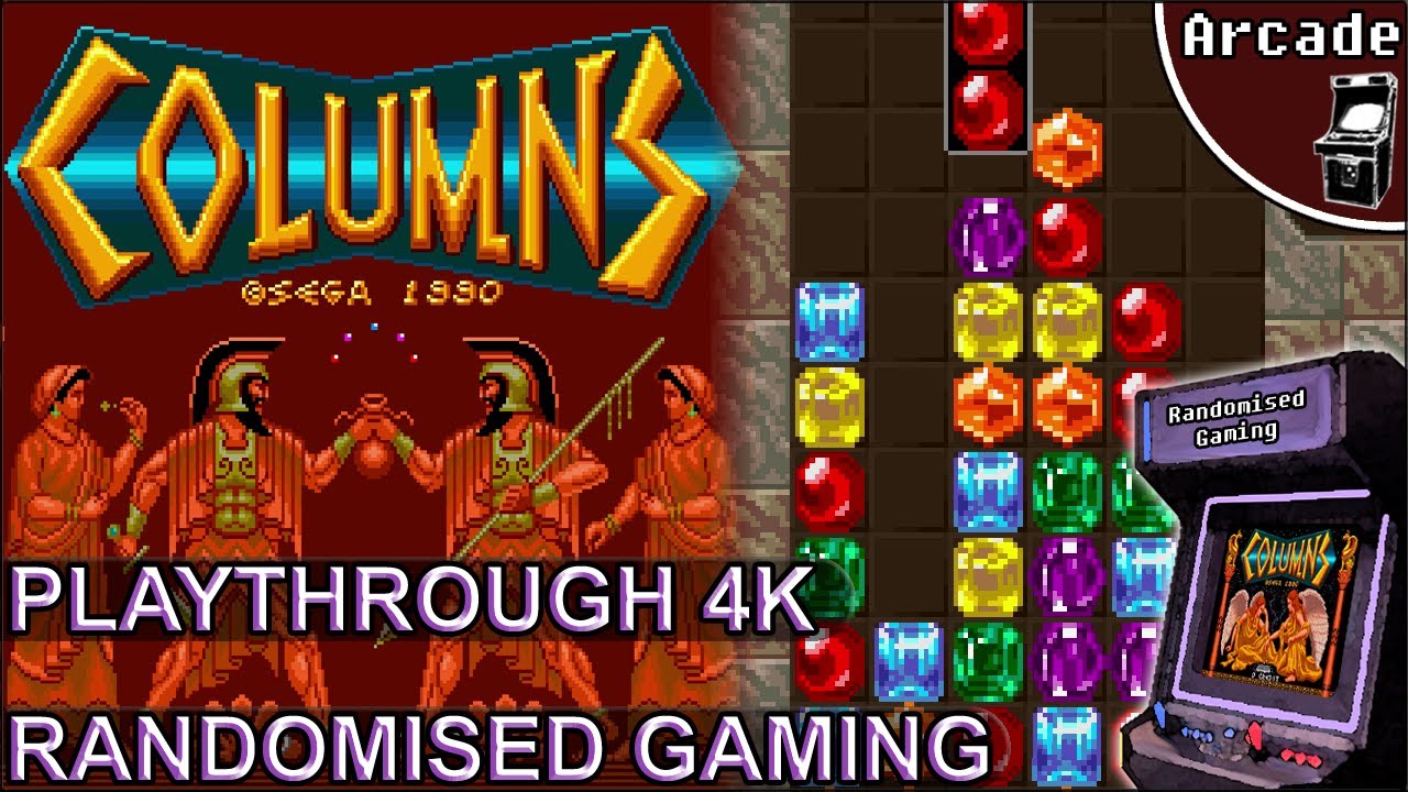 Columns - Arcade - How to Play & Short Playthrough (System C Arcade ...