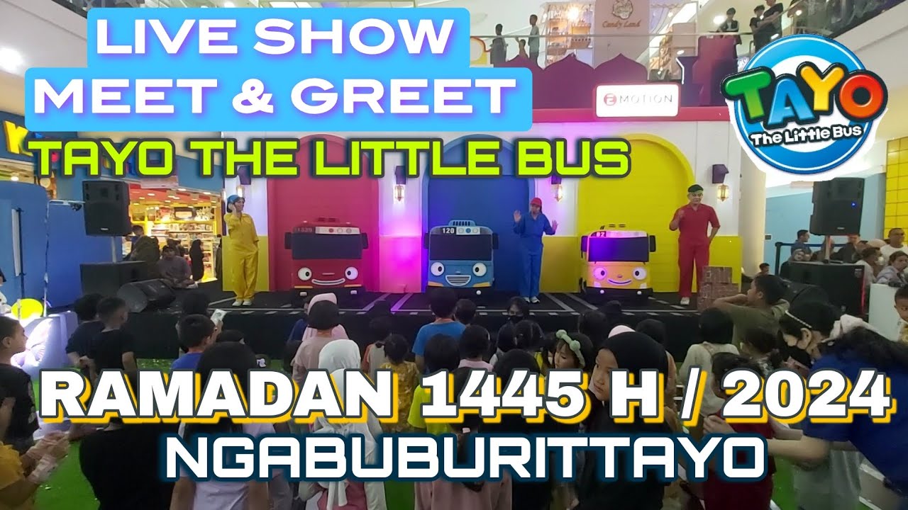 LIVE SHOW, MEET & GREET TAYO THE LITTLE BUS di Supermall Karawaci ...