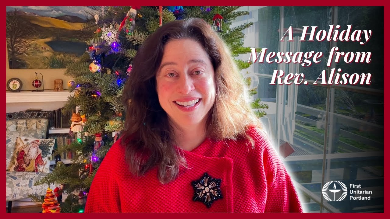Rev. Alison Holiday Message & Invitation - YouTube