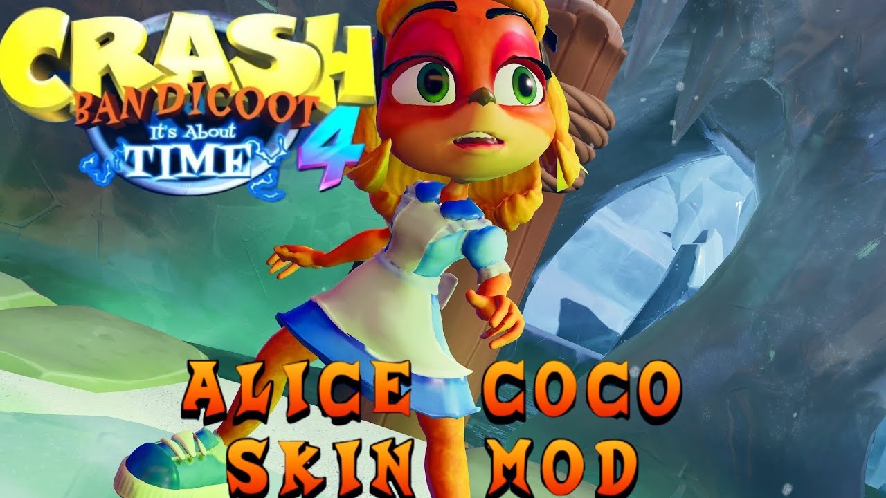 Crash Bandicoot 4 Its About Time Alice Coco Skin Mod (Nitro Fueled ...