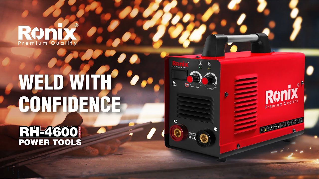 Ronix DC #Welding Inverter: Effortless Starts, Clean Welds - YouTube