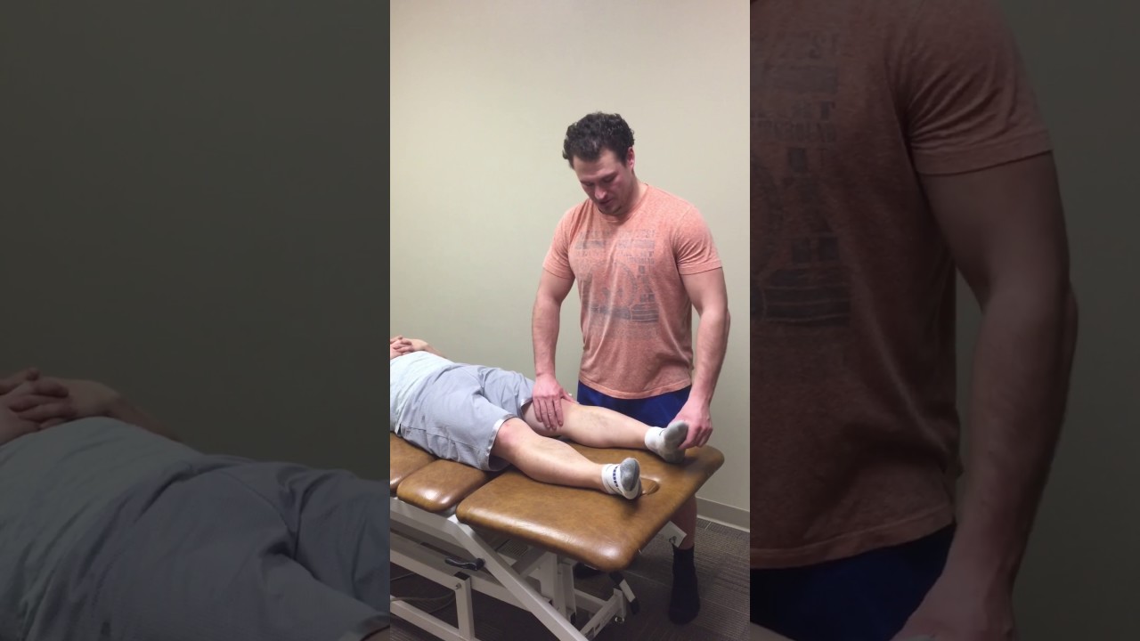 Log Roll- Hip Test - YouTube