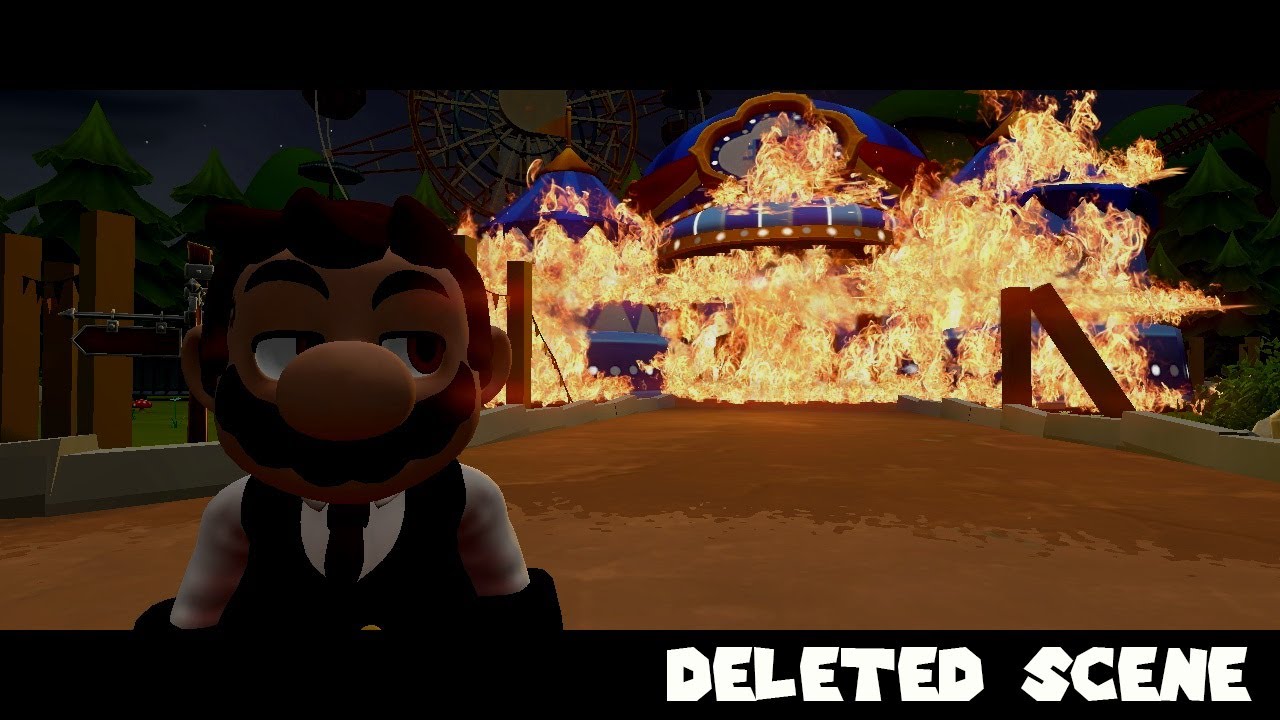 SMG4 Chaos deleted scene: burning the castle (No Sound) - YouTube