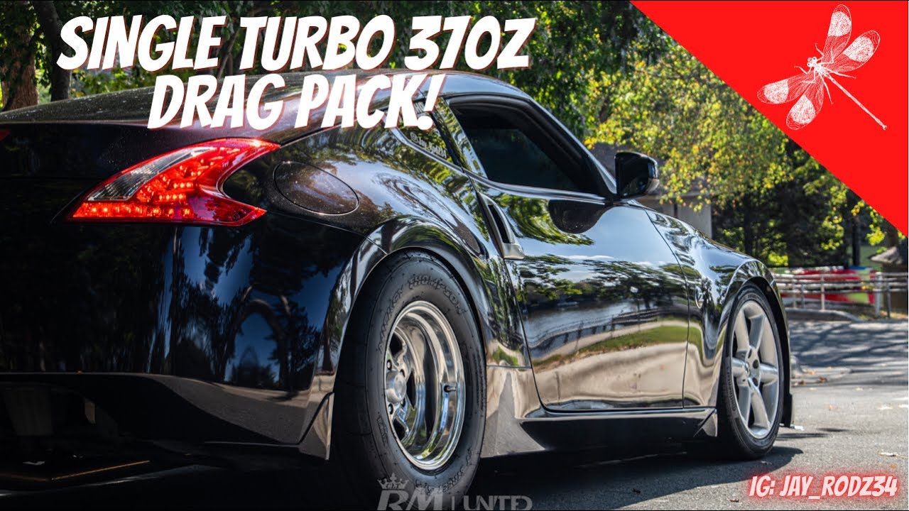 Single Turbo 370z get New “DRAG PACK” - YouTube