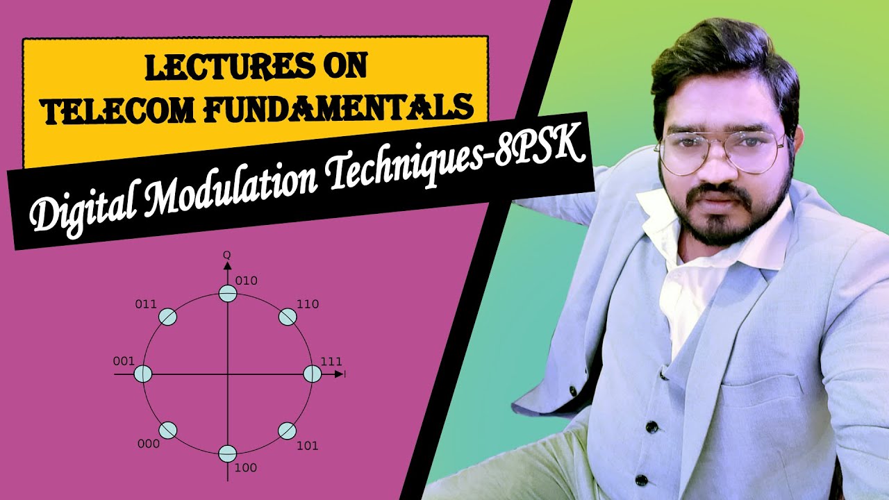 Digital Modulation Technique (8-PSK) LEC 4 | Digital communication ...