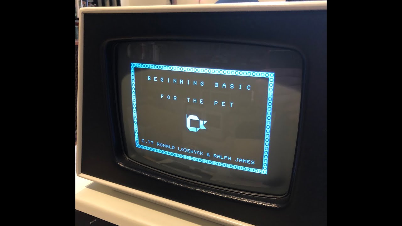 Commodore PET 2001 Series - "Basic Basic" Cassette Demo - YouTube