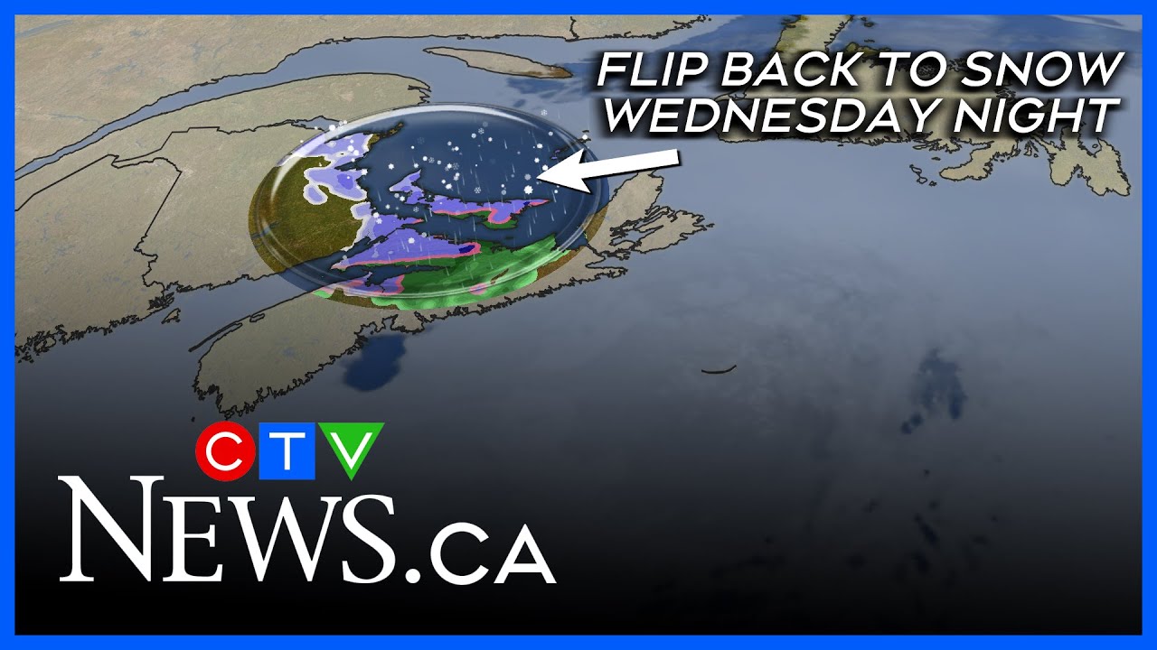Icy mix of weather continues into Wednesday night - YouTube