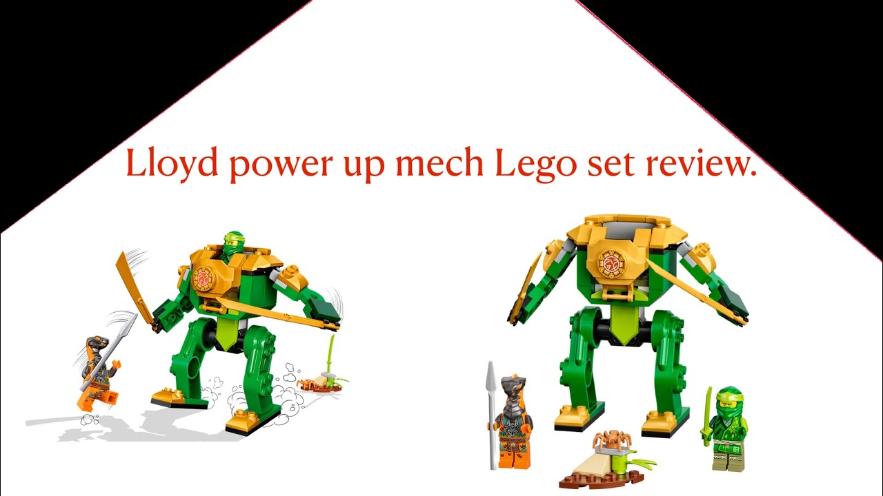 Lloyd power up mech set review! - YouTube