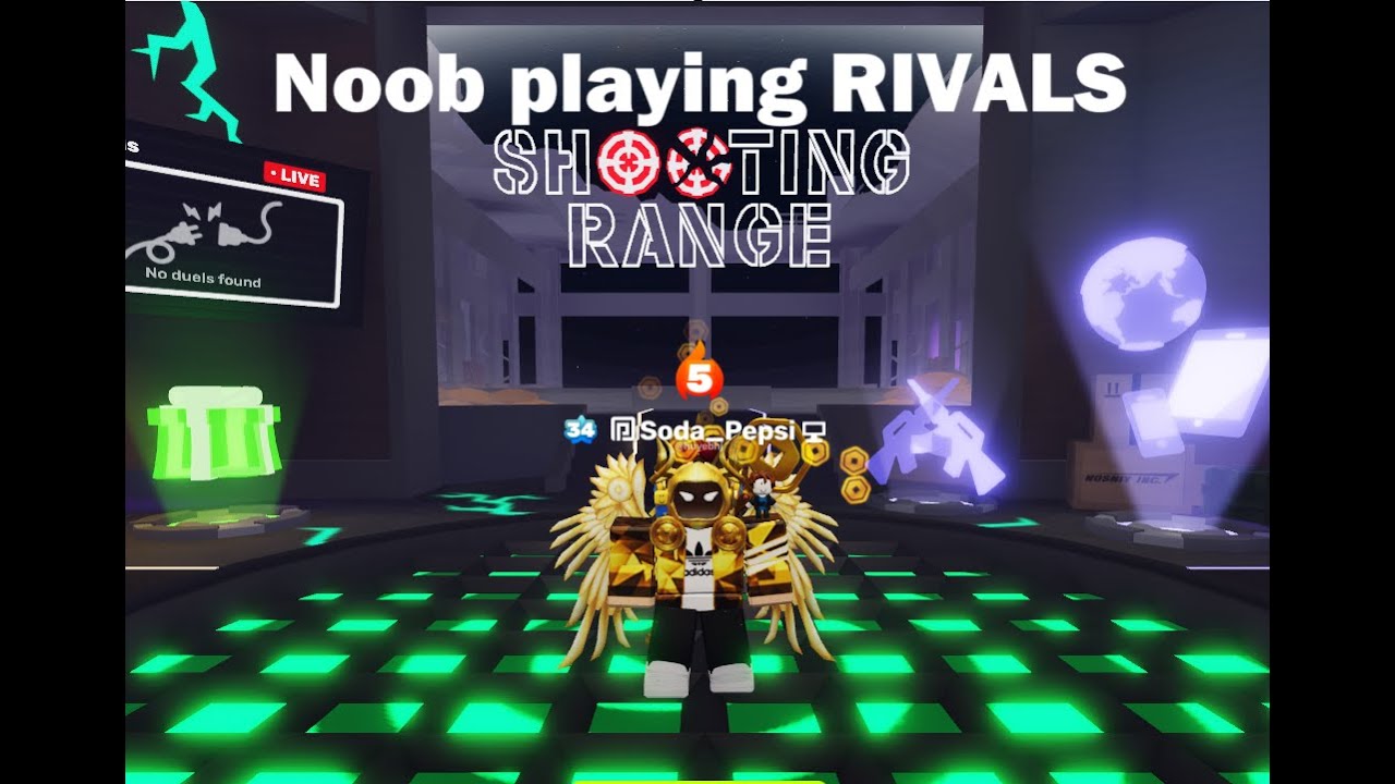 Noob playing Rivals (Part 2) - YouTube