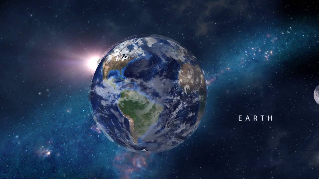 Fly through the Solar System (After Effects Animation) - YouTube