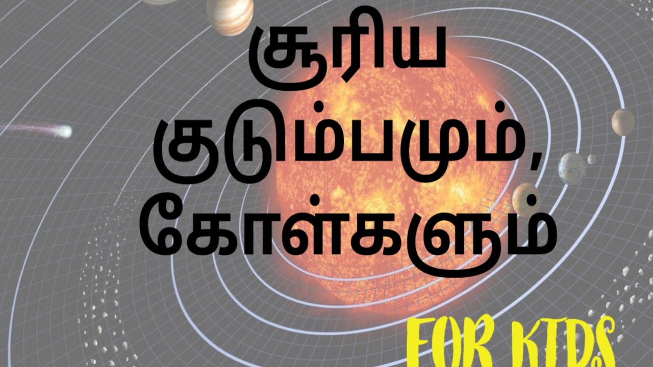 சூரிய குடும்பமும்,கோள்களும்|surya kudumbam|Planets|surya kudumba kolgal ...