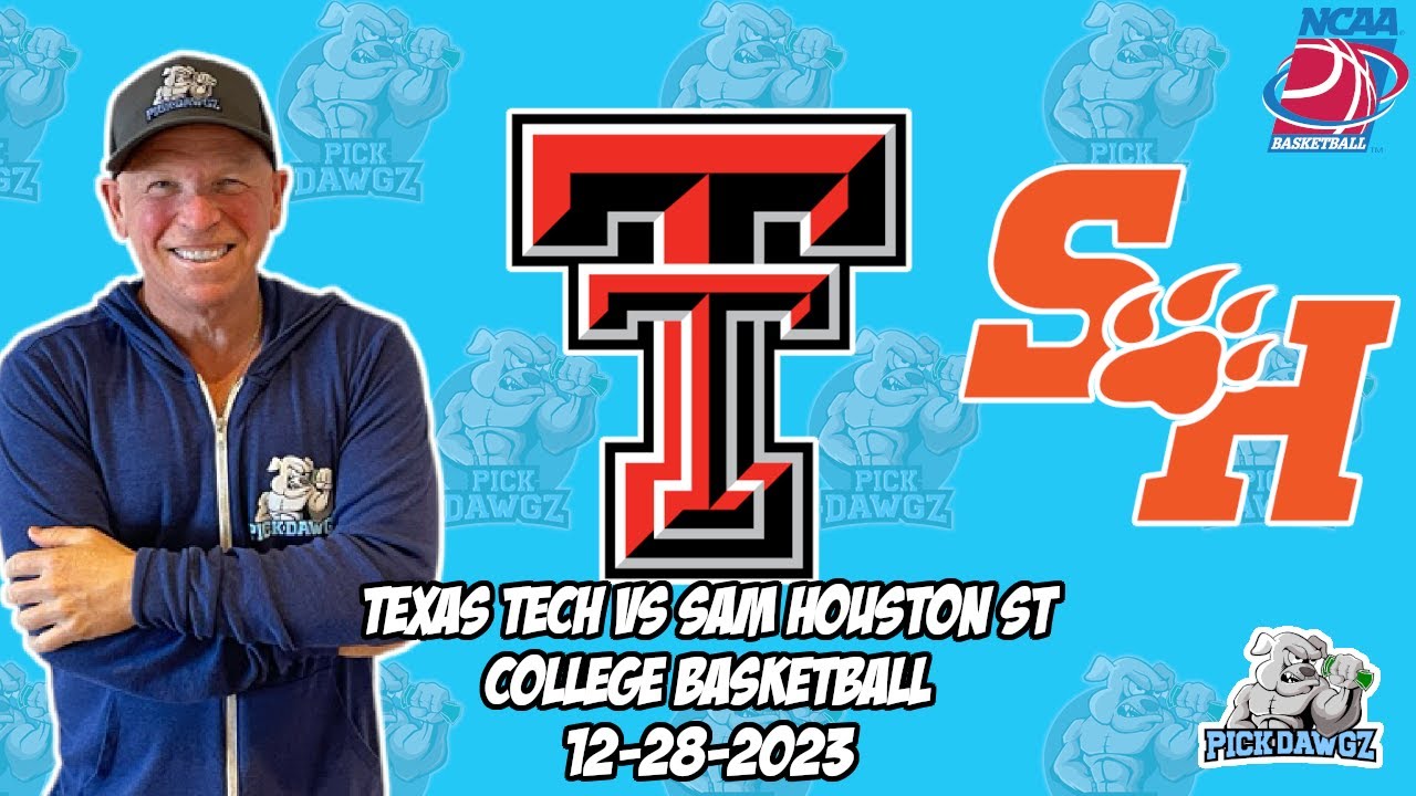 Texas Tech vs Sam Houston State 12/28/23 Free College Basketball Picks ...