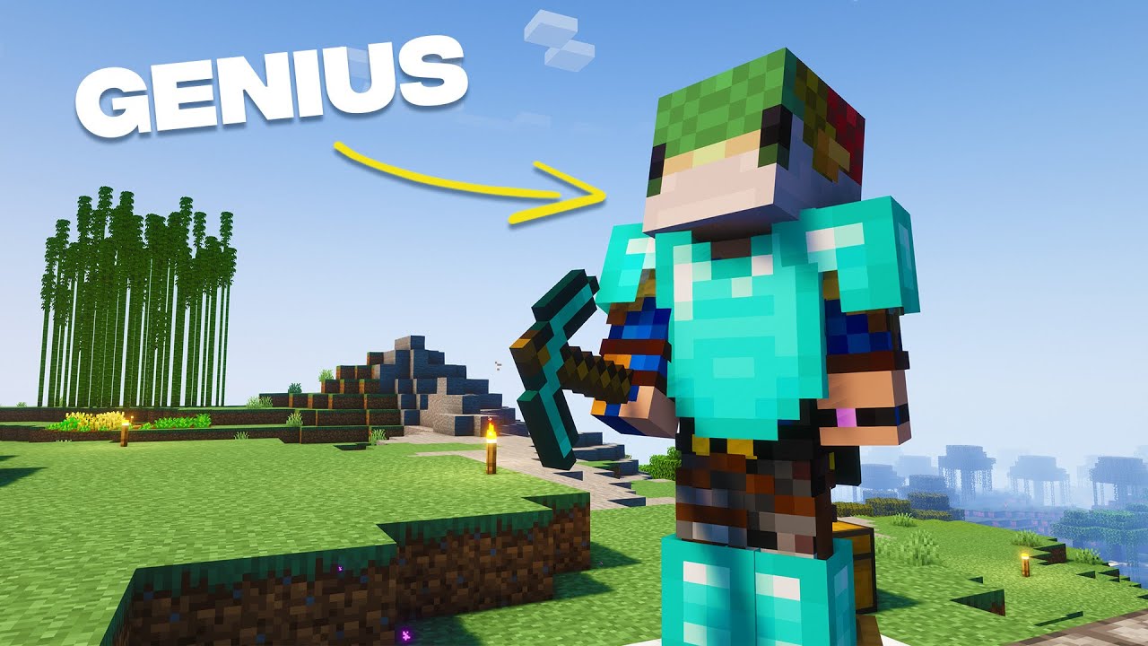 I am the SMARTEST Minecraft Player - YouTube