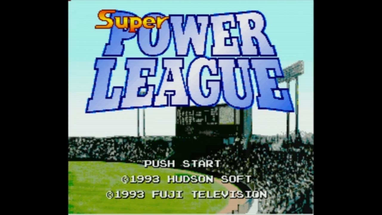 Super Power League - Super Nintendo Entertainment System - Intro ...