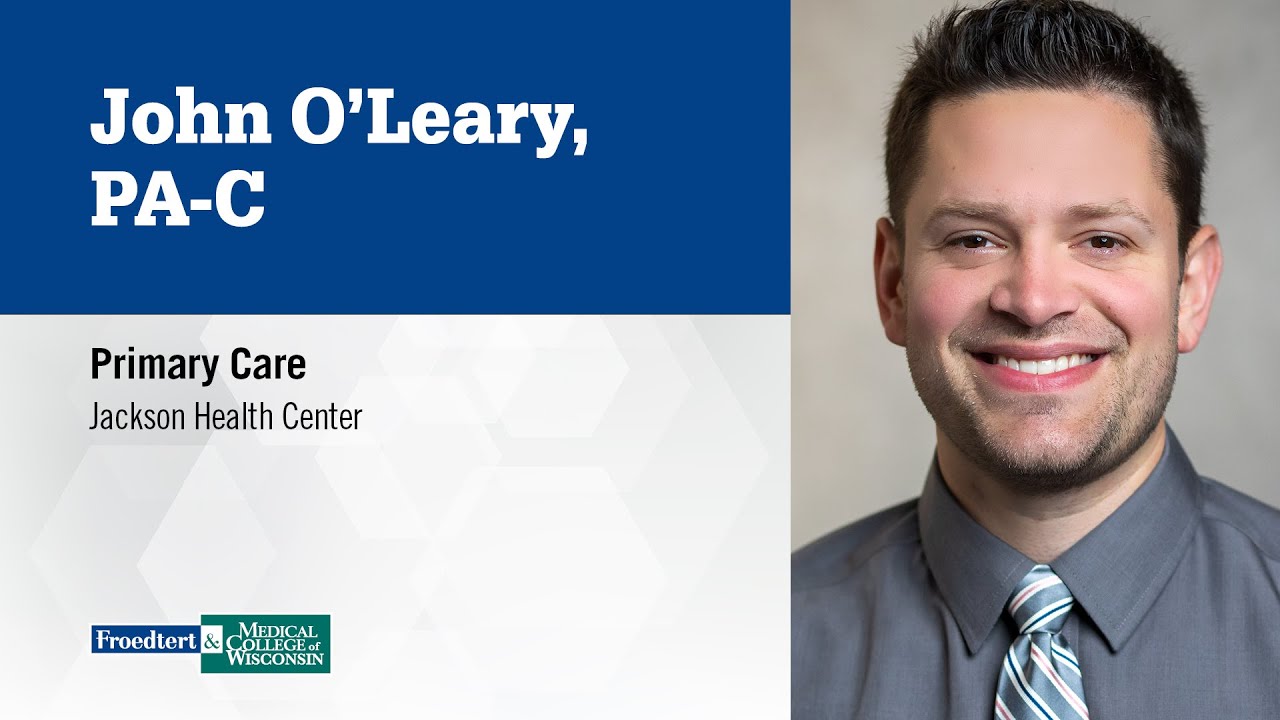 John O'Leary, physician assistant, family medicine - YouTube