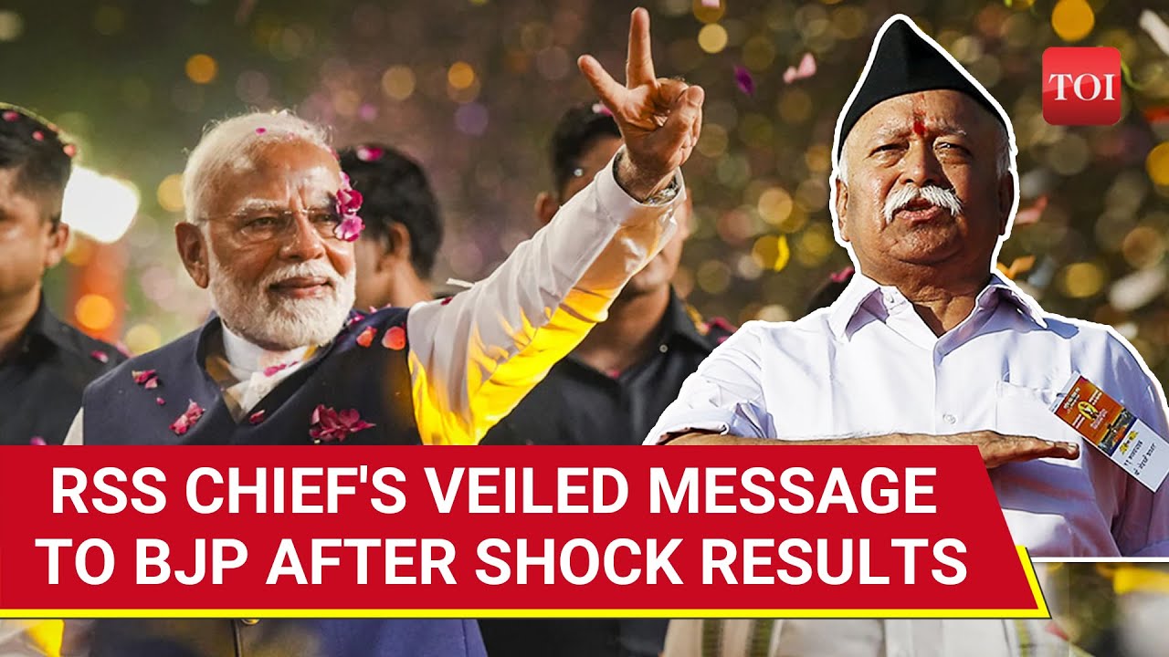 'Real Sevak Can't Be Arrogant': RSS' Mohan Bhagwat's Veiled Message To ...