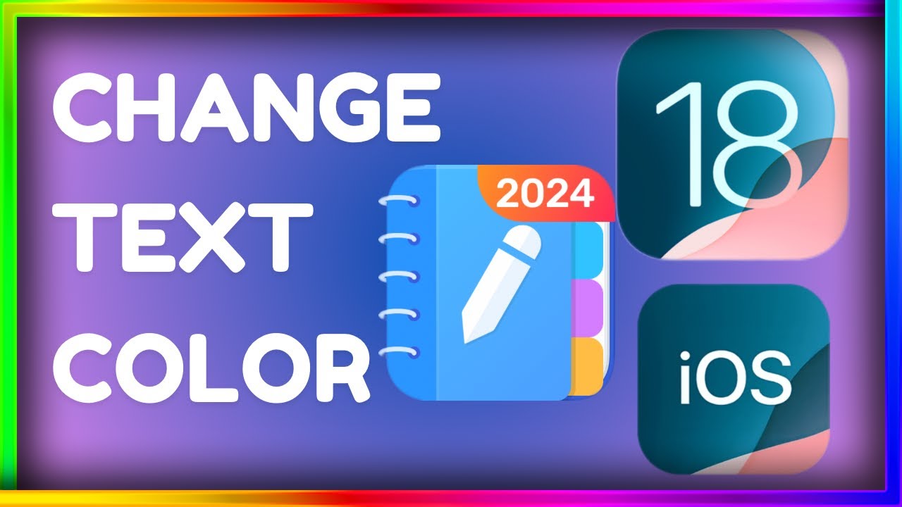 How to Change Text Color in Noted on iPhone || Highlight Text in Notes ...
