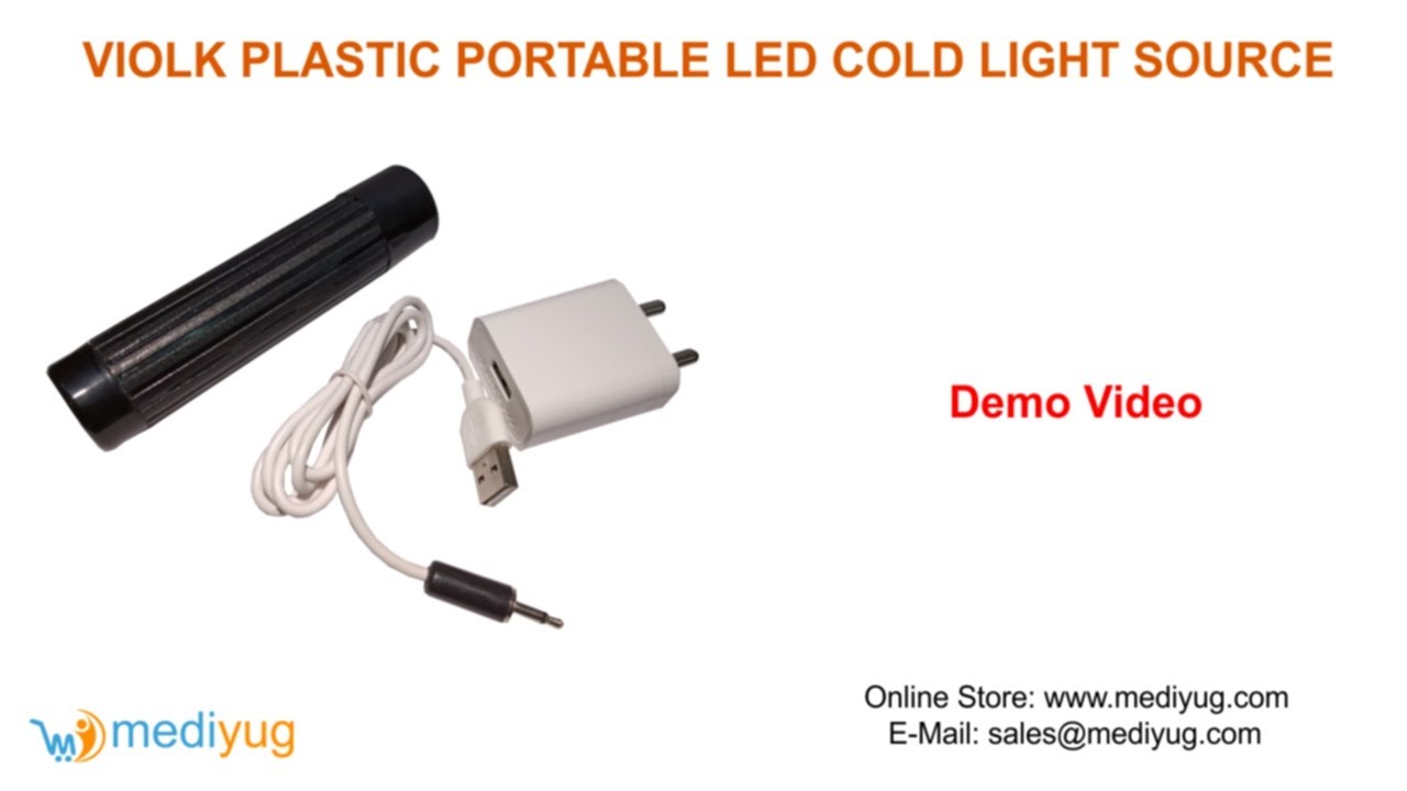 PORTABLE LED COLD LIGHT SOURCE (DEMO VIDEO) - YouTube