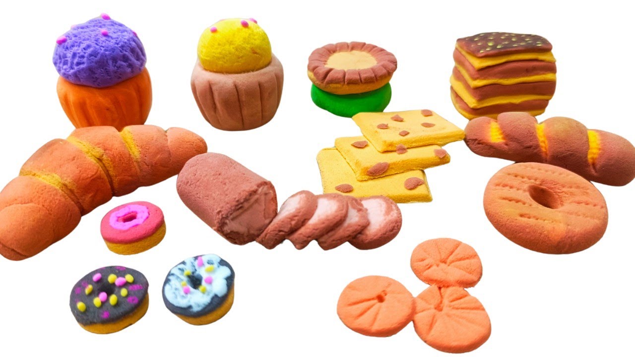 DIY How to make Air Dry Clay food Items | Clay Craft - YouTube