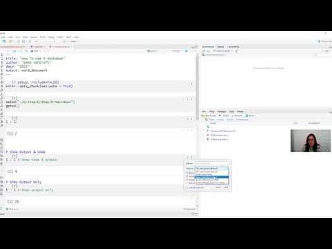 Getting Started with R Markdown - YouTube