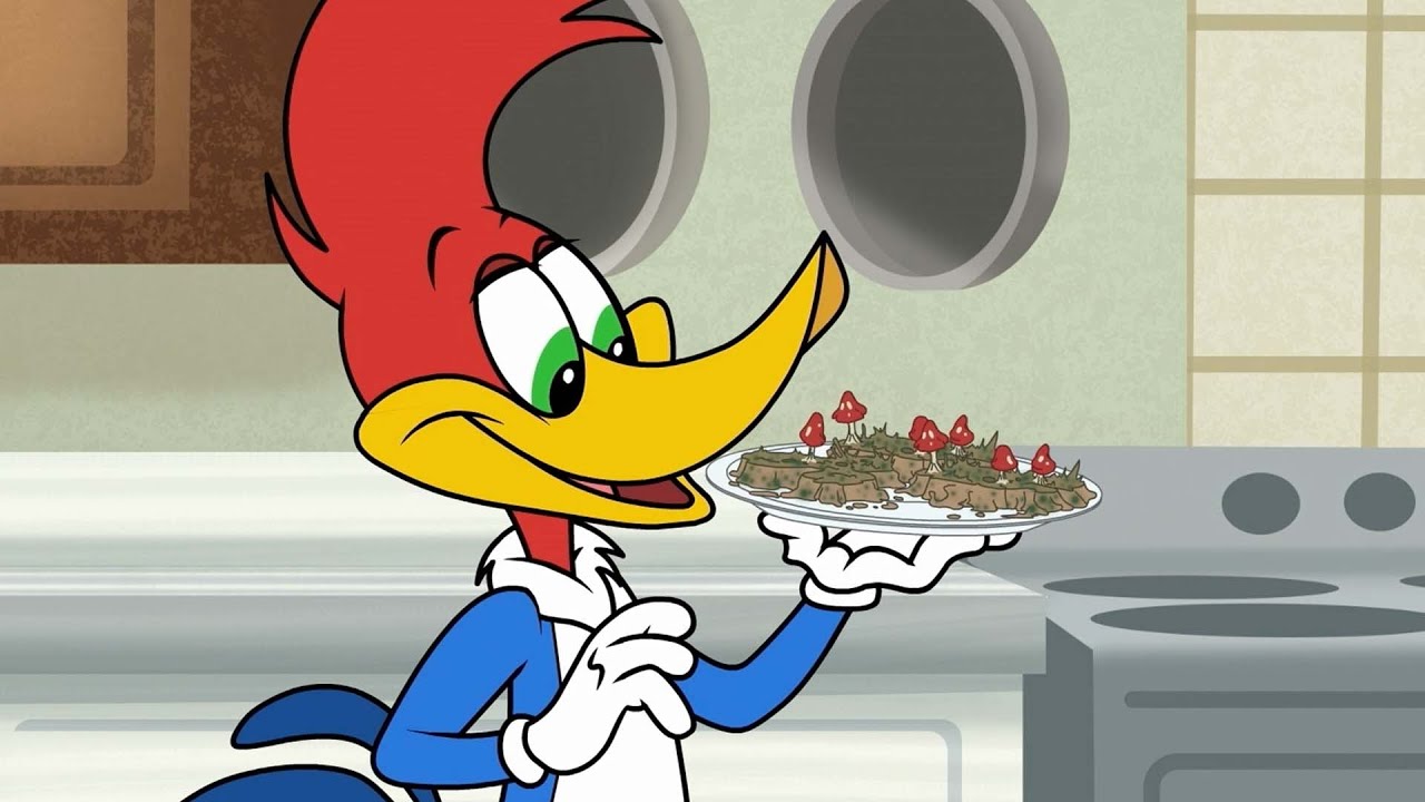 Woody Woodpecker | Woody bakes a pie | Woody Woodpecker - YouTube
