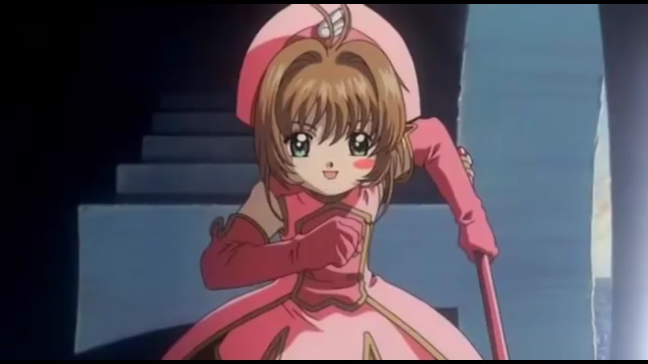 Sakura y Shaoran se besan (Escena final de Sakura Card Captor: La carta ...